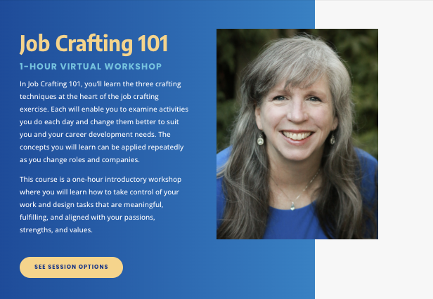 Job Crafting Workshop - Vikki Espinosa & Associates